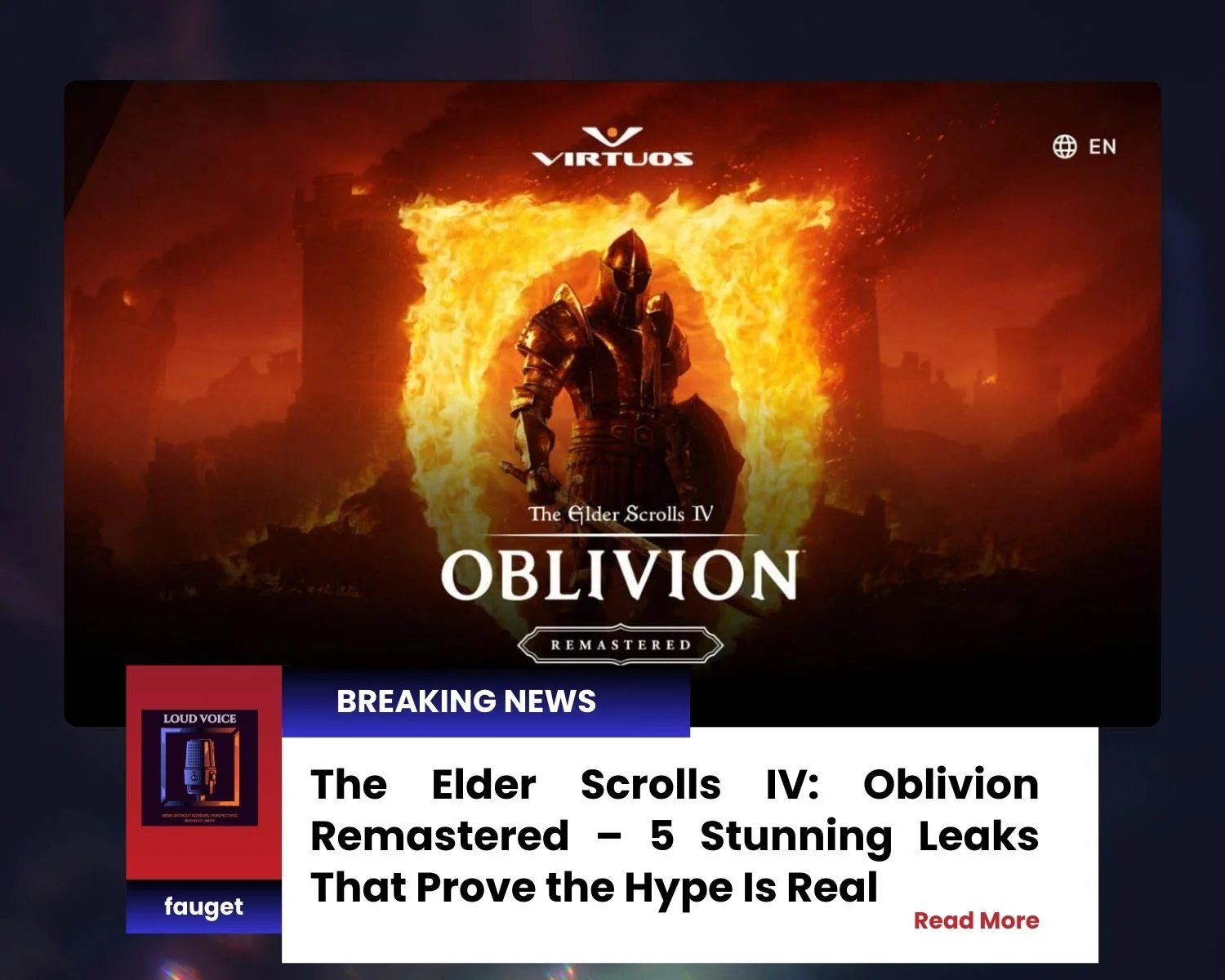 The Elder Scrolls IV: Oblivion Remastered – 5 Stunning Leaks That Prove the Hype Is Real - LoudVoice
