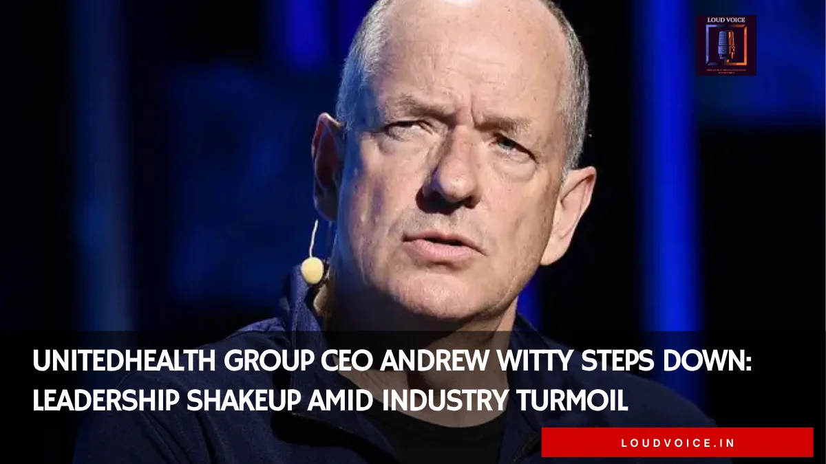 UnitedHealth Group CEO Andrew Witty Steps Down: Leadership Shakeup Amid ...