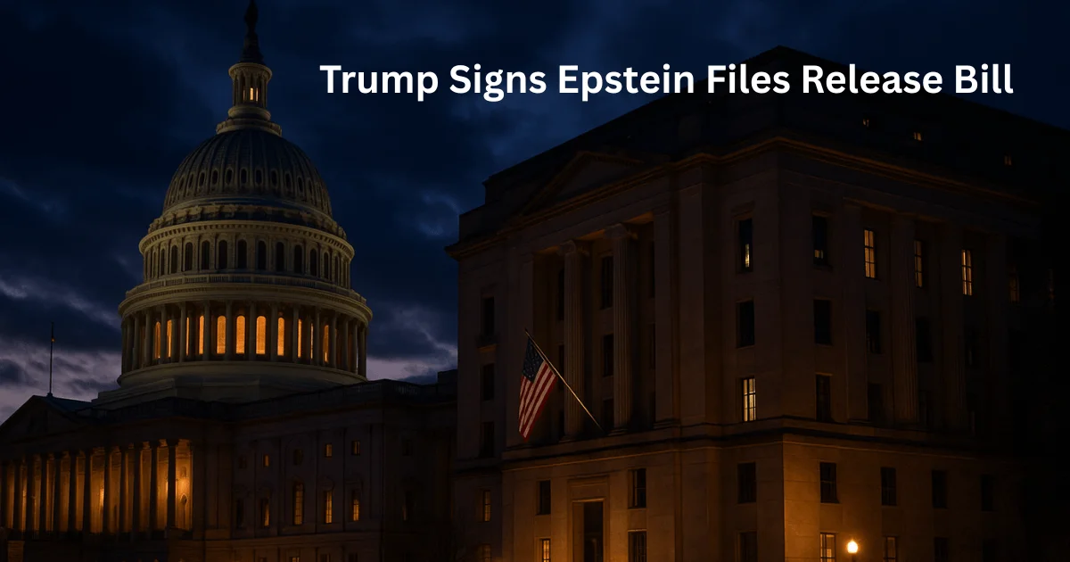 Trump Signs Epstein Files Release Bill: What Happens Next - LoudVoice